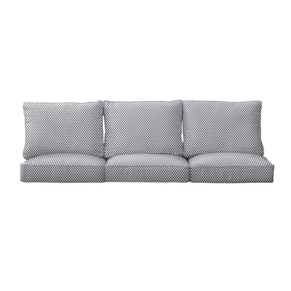 Sorra Home Sunbrella Outdoor Deep Seating Sofa Cushion Set - Bed Bath ...