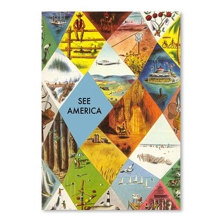 Americanflat - See America Travel Poster by Found Image Press - 16"x20 ...