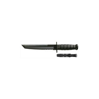Ka-bar knives 1245 ka-bar tanto knife 8 w/plastic sheath black - Bed ...
