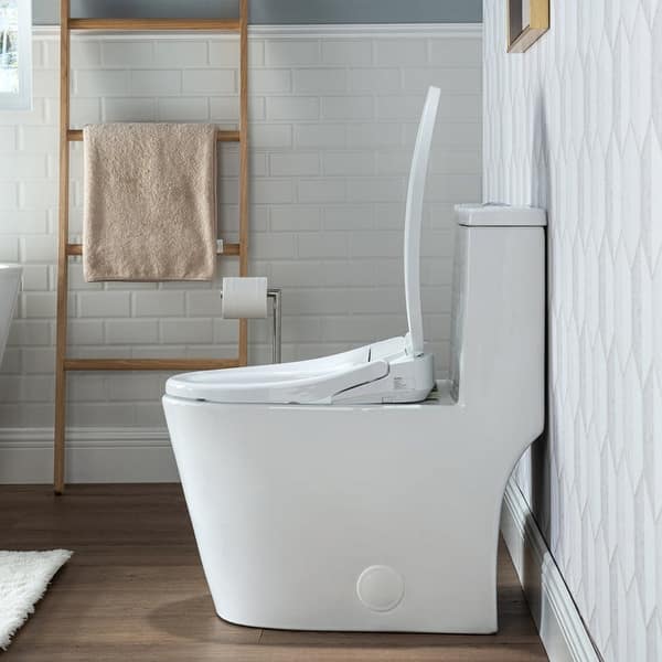 Casta Diva Elongated Electric Bidet Seat with Side Panel, Heated Toilet ...