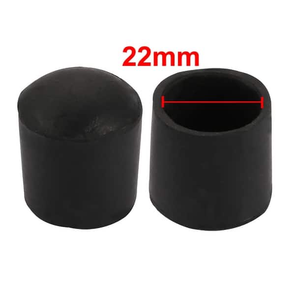 20pcs Furniture Chair Round Rubber Leg Tip Cap 22mm Inner Dia Fitting ...