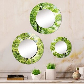 Designart "Abstract Roses Exploded Beauty" Roses Mirror Set Of 3 ...