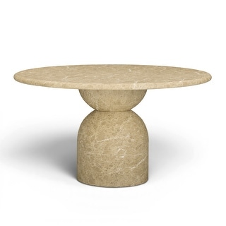 Cynthia Faux Marble Indoor / Outdoor Dining Table - Bed Bath & Beyond ...
