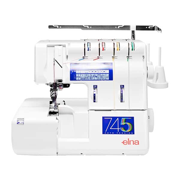 Elna 745 Five Thread Serger and Cover Stitch Machine - Bed Bath ...