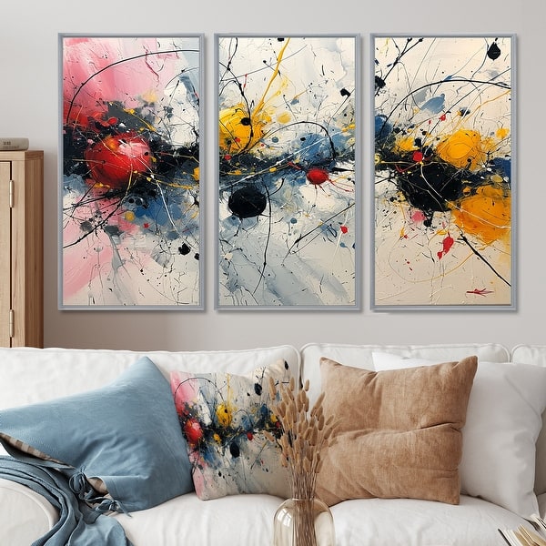 splatter wall art