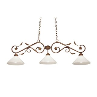 Meyda Tiffany 120175 Bordeaux 3 Light 48" Wide Linear Pendant - Bed ...