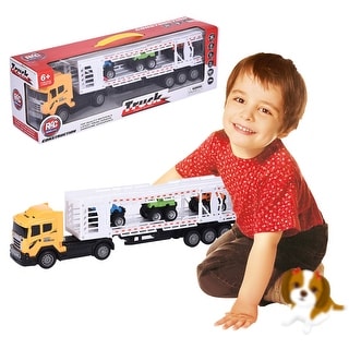 The latest double-decker tractor-load three taxis-can be remote control ...
