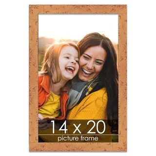 14x20 Shabby Chic / Farmhouse Orange Picture Frame with UV Acrylic ...