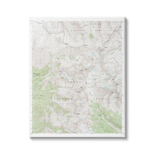 Stupell Kings Canyon Sequoia National Park Topographic Map Geography ...