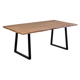 Porter Designs Manzanita Transitional Solid Wood Dining Table w/Sled ...