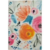 Mohawk Home Abstract Floral Watercolor Area Rug - On Sale - Bed Bath ...