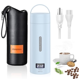 Travel Electric Kettle, Small Portable Tea Coffee Kettle Hot Water ...