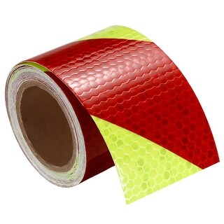 Reflective Tape, 1 Roll 10 Ft x 2-inch Safety Tape, Fluorescent Yellow ...