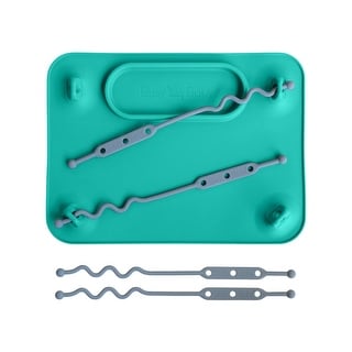 Busy Baby Mat - Silicone Mat with 4 Toy Straps (tethers) - Bed Bath ...