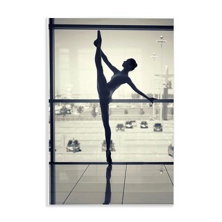 Stupell Practicing Ballerina Stance Wall Plaque Art Design By Incado ...