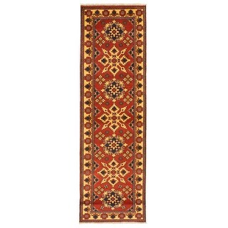 ECARPETGALLERY Hand-knotted Finest Kargahi Dark Copper Wool Rug - 2'9 x ...