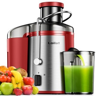 Juicer Machine, 500W Juicer with 3" Wide Mouth for Whole Fruits and Veg ...