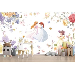 Princess Wall Mural for Girls Fairy Tale Nursery Wallpaper - Bed Bath ...