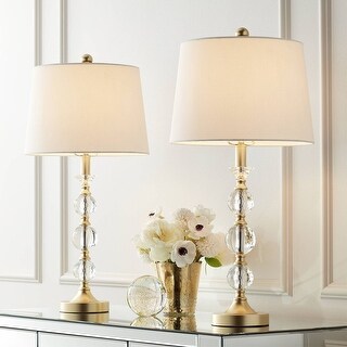 28" Gold Table Lamp Set (Set of 2) - Bed Bath & Beyond - 36149335