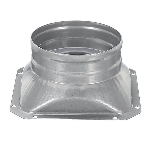 Duct Connector Flange Square to Round Interface Straight Pipe Flange ...
