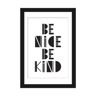 iCanvas "Be Nice Be Kind " by The Native State - Bed Bath & Beyond ...