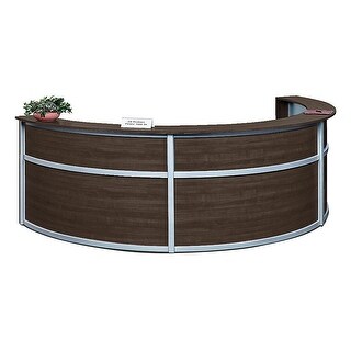 Forward Furniture Compass Triple Curved Reception Desk - Commercial ...