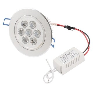 7W 7 LEDs Recessed Ceiling Downlight Pure White Energy Saving Spot Lamp ...