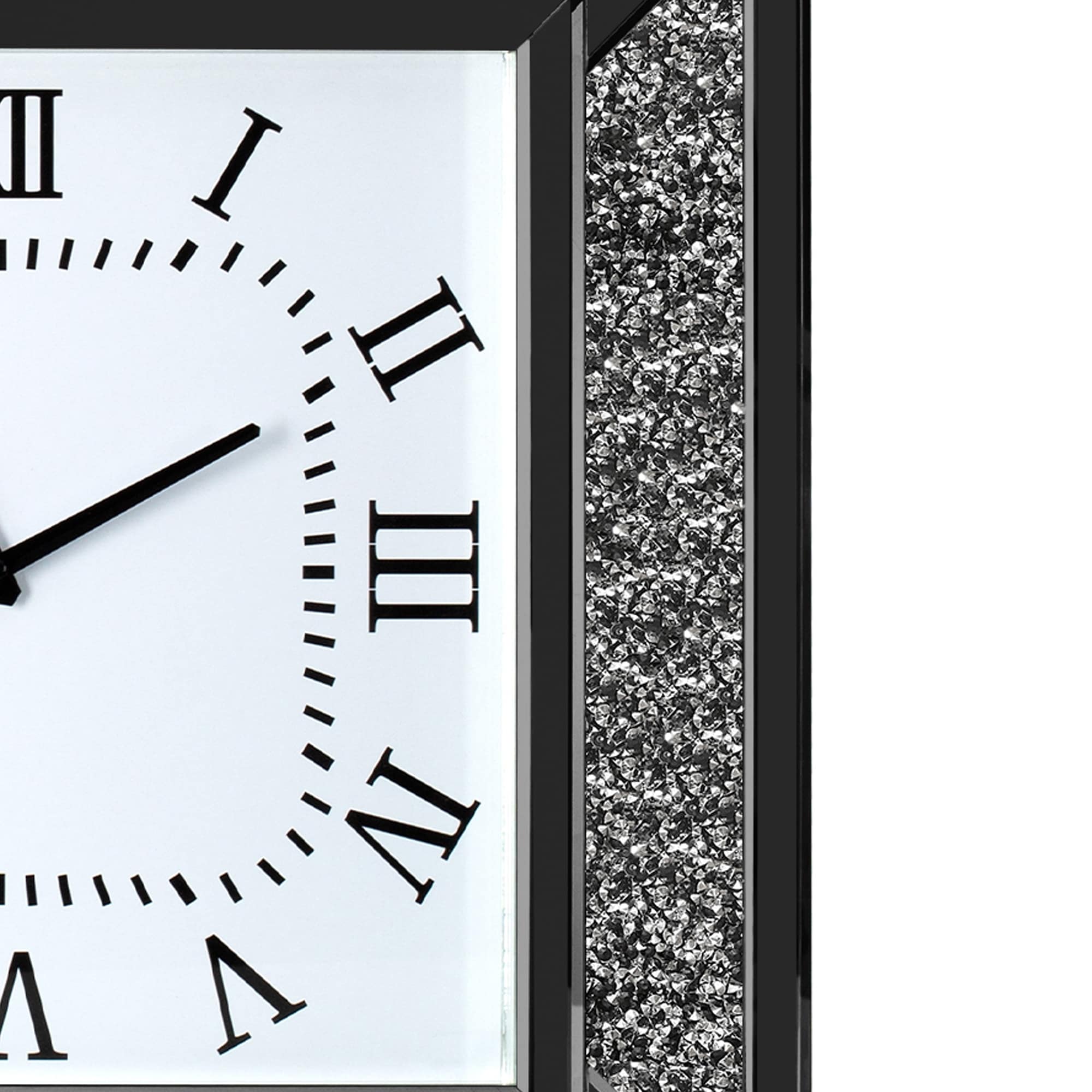 black rectangle clock