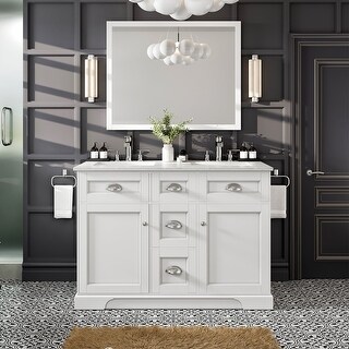 Eviva Leah 39 Inch Medium Oak Wall Mount Bathroom Vanity - Bed Bath ...