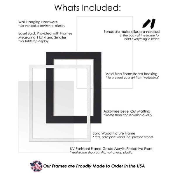 poster board size frames