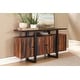 Ditman 4-Door Solid Wood Sideboard Buffet Grey Sheesham - Bed Bath ...