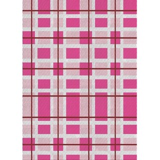 Ahgly Company Machine Washable Transitional Pink Lemonade Pink Area ...