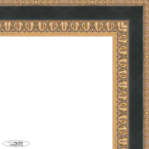 ornate gold rectangle frame