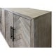 90" Six Door TV Console, Entertainment Stand, Wood Accent Cabinet ...