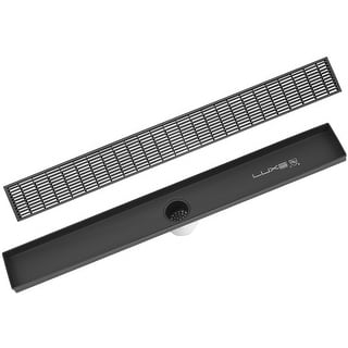 LUXE Linear Drains WW-36 36" Wedgewire Linear Shower Drain - Bed Bath ...