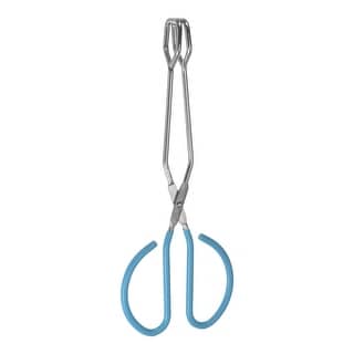 Stainless Steel Scissor Tongs 11" Barbecue Grilling Tongs with Handle ...
