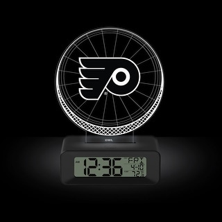 NHL Philadelphia Flyers Color-Changing Led 3d Illusion Alarm Clock with ...