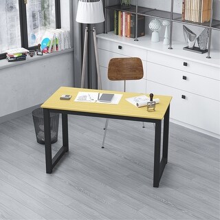 Modern Sturdy Office Desk for Home Office-Oak - Bed Bath & Beyond ...