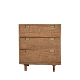 1568APB Sand Modern Compact 3 Drawer Chest - Bed Bath & Beyond - 38307913