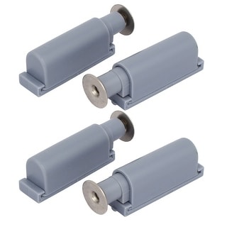 Kitchen Cabinet Door Rebound Device Touch Latch Catch Gray 4pcs - Bed ...