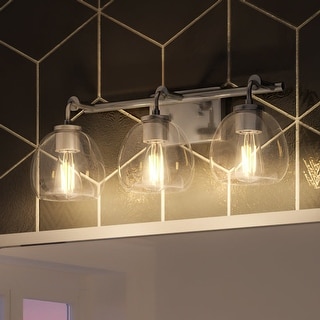 Luxury Industrial Bath Light, 8.875"H x 23.25"W, with Urban Industrial ...