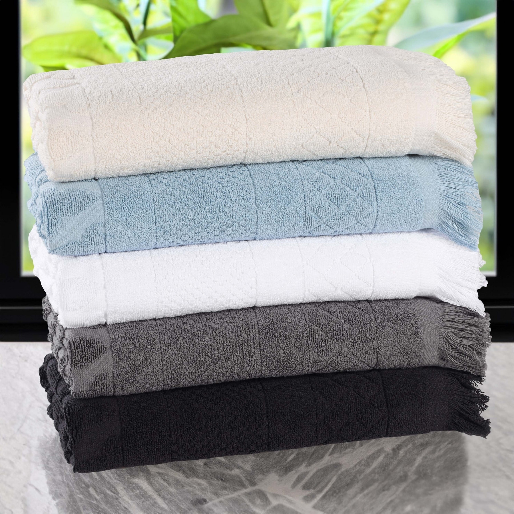 Geometric Hand Towels - Bed Bath & Beyond