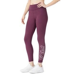 Fila Women's Strut Mid Rise Logo 7/8 Leggings Purple Size 1X - Bed Bath ...