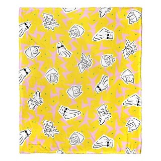 Cartoon Network Johnny Bravo Johnny and Friends Silk Touch Throw ...