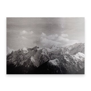 Alan Majchrowicz 'Waterton Hay Bales' Floating Brushed Aluminum Art ...