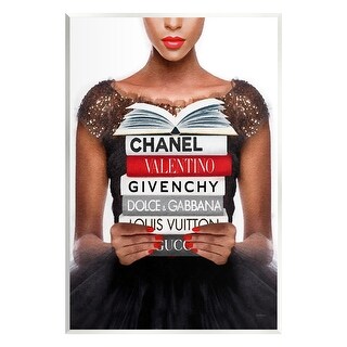 Stupell Glam Girl & Books Wall Plaque Art Amanda Greenwood - Bed Bath ...