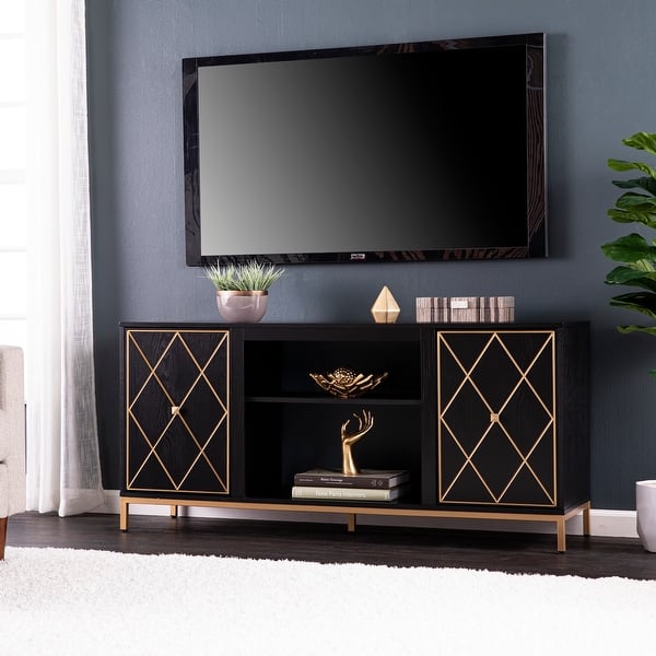 SEI Furniture Marradi Media TV Stand w/ Storage for TV's up to 56 ...