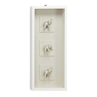 Elephant Shadow Box - Silver - Roche River Decor - Bed Bath & Beyond ...