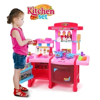 Funny Kitchen Pretend Playset Play Kitchen With Friends Kids Kitchen ...