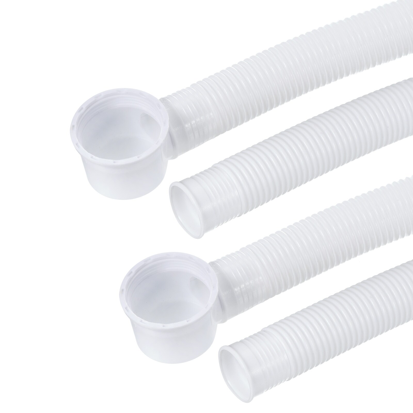 3Pcs Plastic Drain Pipe Expandable Sink Tubing Flexible Drainage Pipe ...